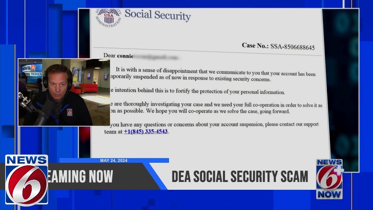 Take 6: DEA Social Security scam - YouTube