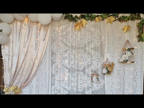 #nikkahdecoration how to do nikkah decoration at home|easy nikkah ...