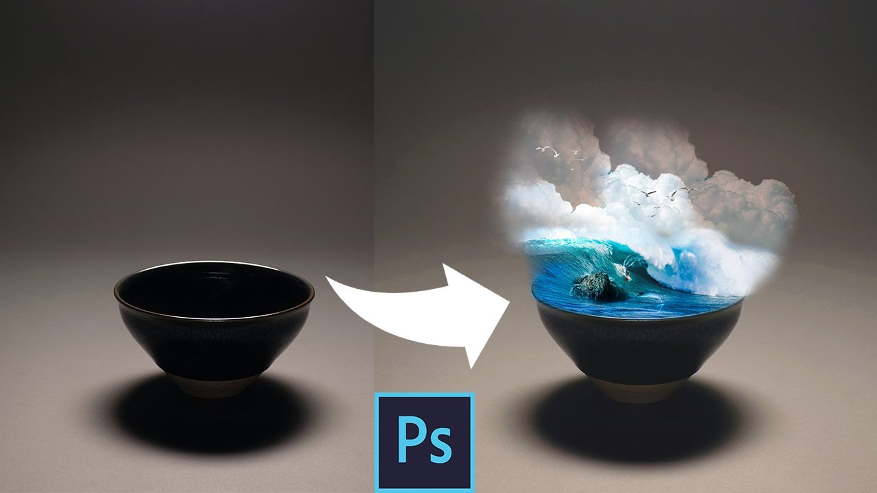 Bowl Manipulation in Photoshop - Photoshop for Beginners Tutorial - YouTube