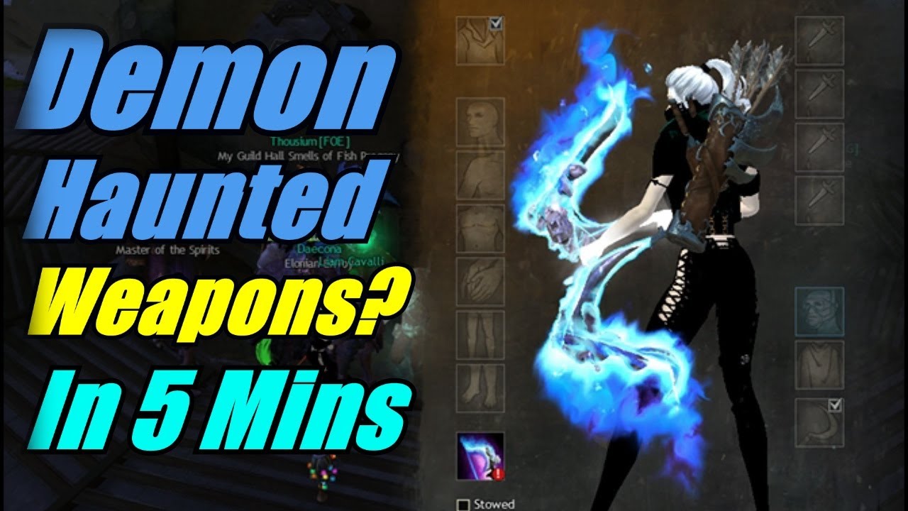 Demon Haunted Weapons in 5 Minutes - How To Obtain & Upgrade Your ...