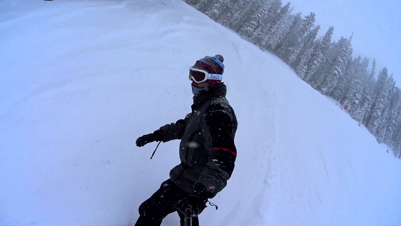 Snowboarding Angel Fire, New Mexico - YouTube