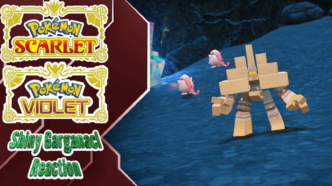 Shiny Garganacl! Pokemon Scarlet & Violet! - YouTube