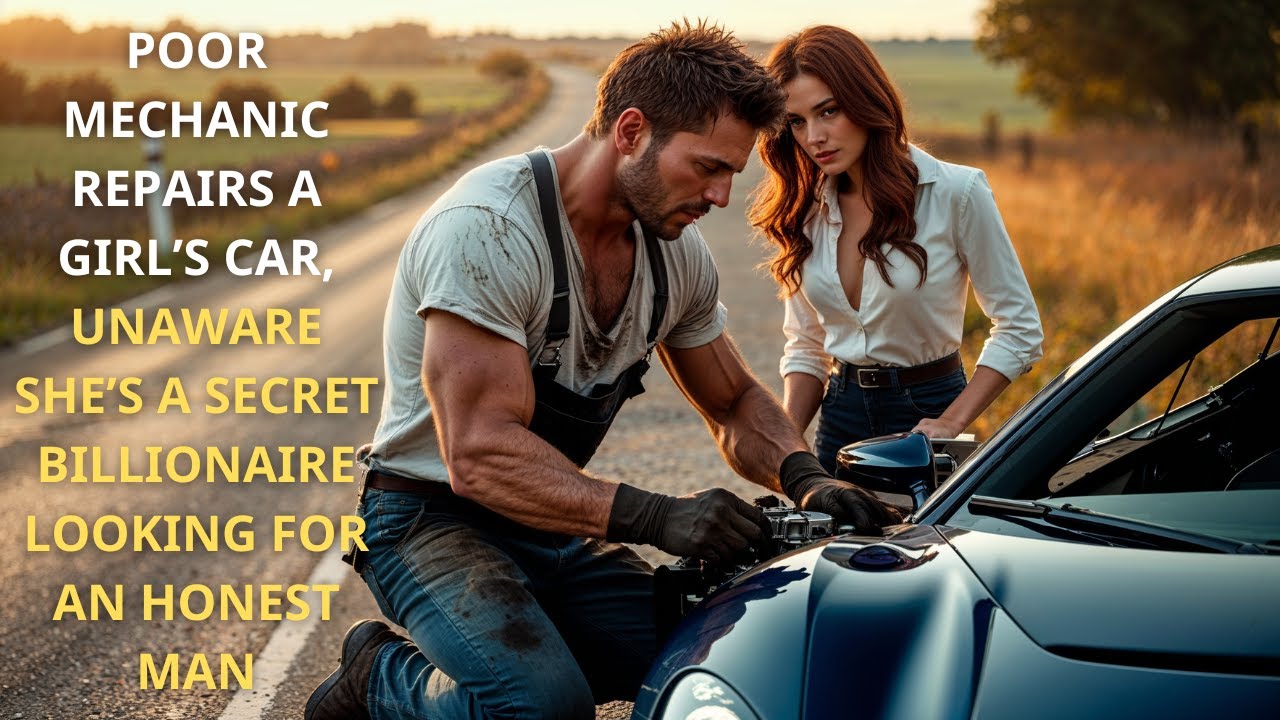 Poor Mechanic Repairs a Girl’s Car, Unaware She’s a Secret Billionaire ...
