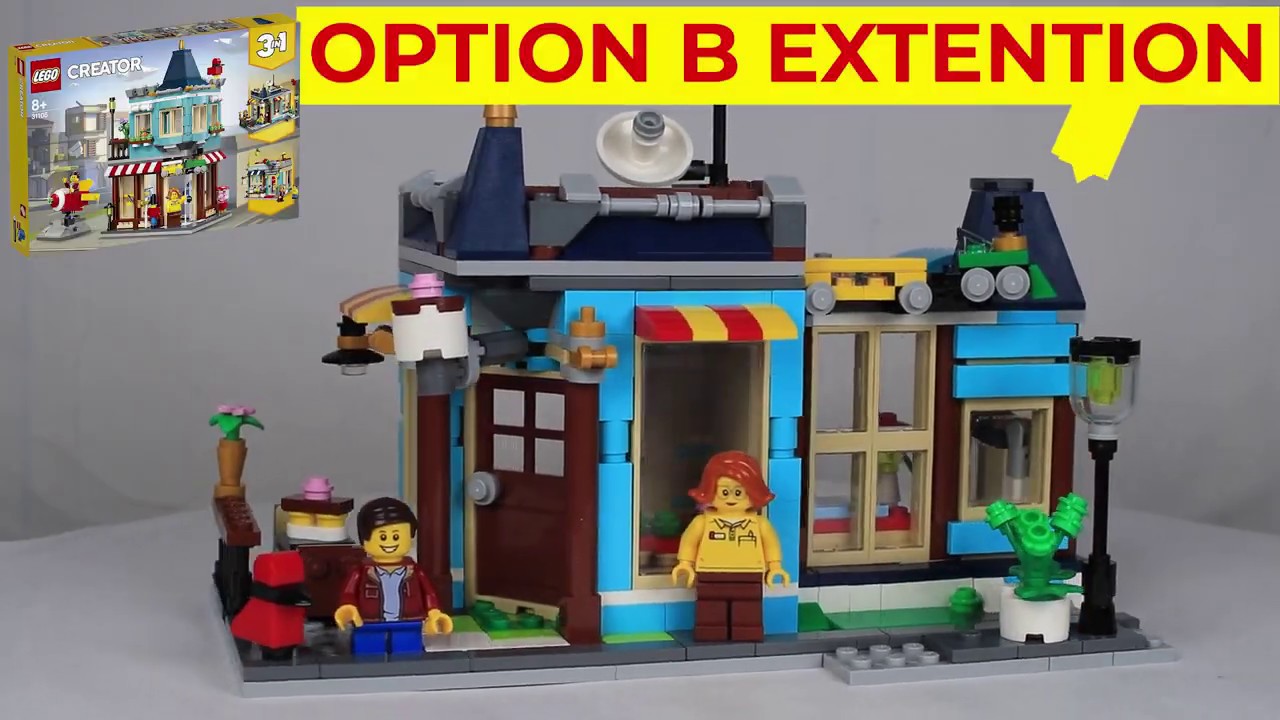 LEGO Creator 3 in 1Townhouse Toy Store (31105) | Option B BakeShop ...