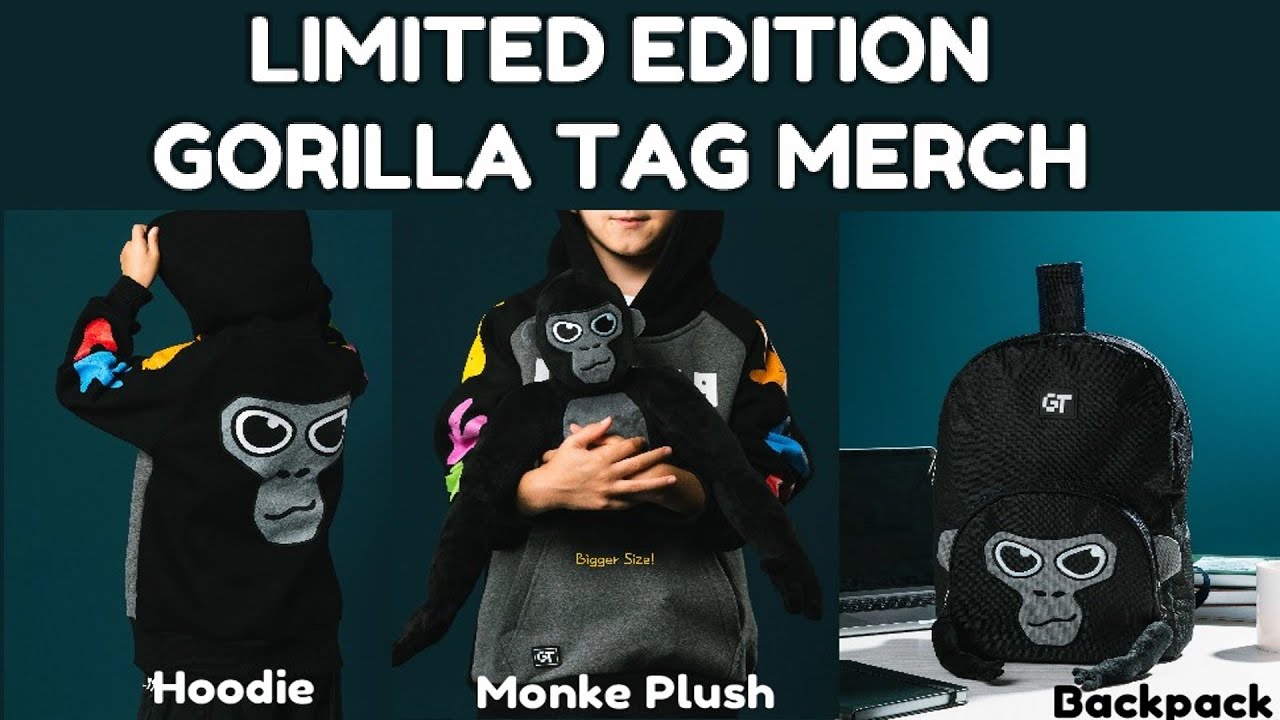 Gorilla Tag Limited Edition Hoodie, Gorilla Tag Monke Plushie and ...