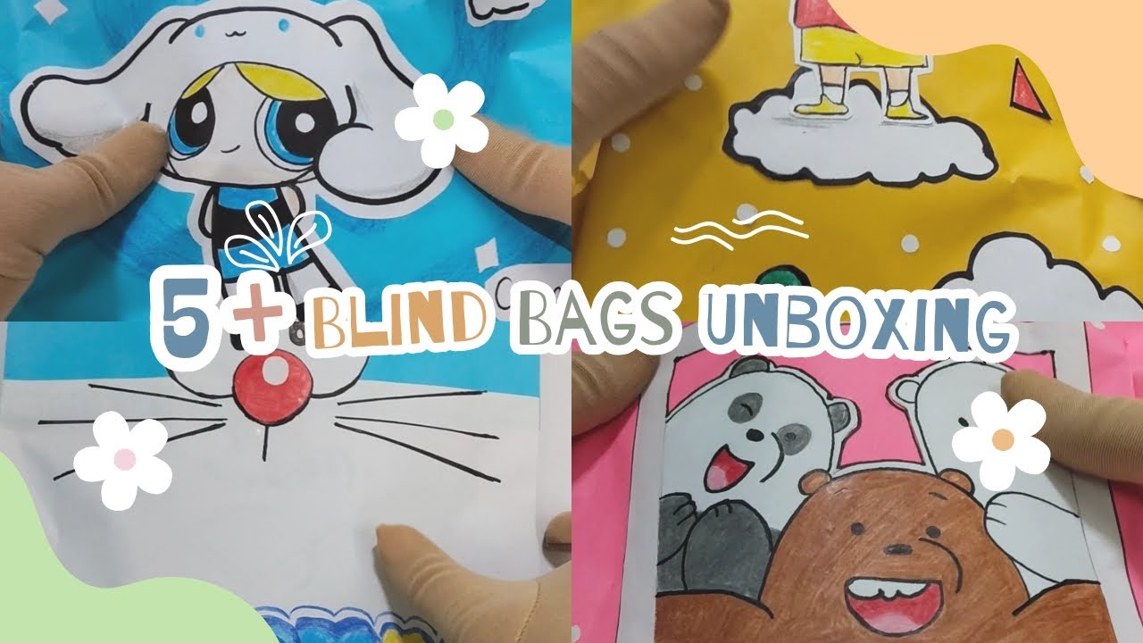 [💸 Paper Diy 💸 ] Paper Blind Bags Unboxing Compilation | ASMR ...