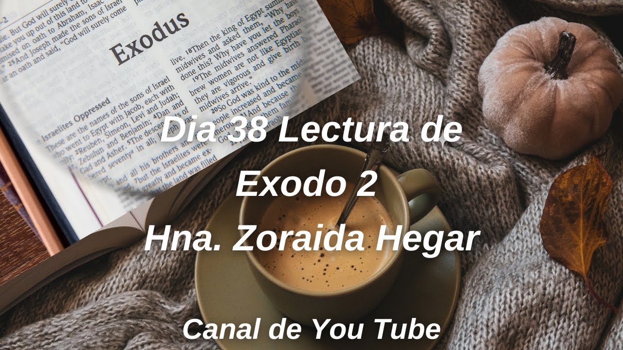 Dia 38 Lectura de Exodo 2 Nacimiento de Moises , Moises huye de Egipto ...