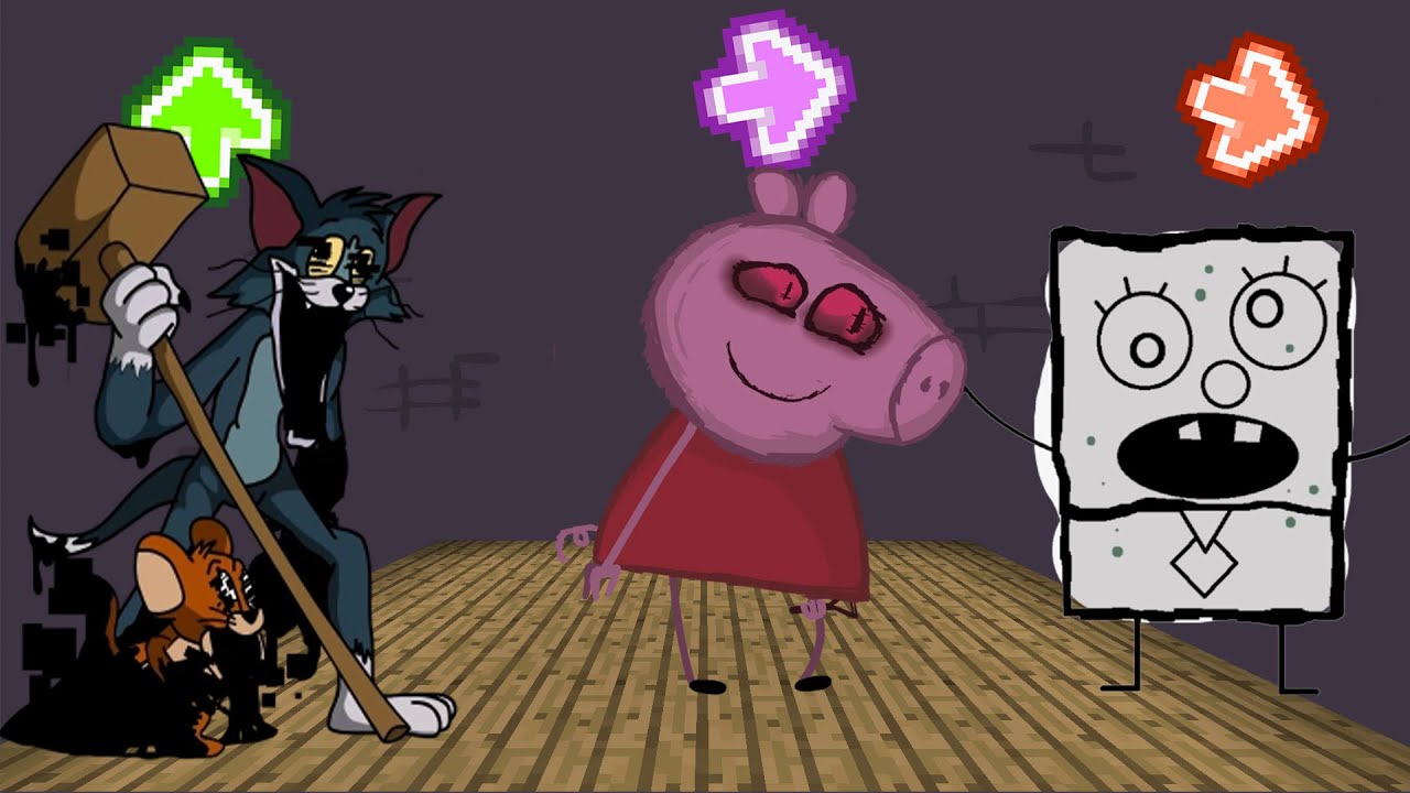 FNF Character Test | Gameplay VS Playground | VS PIBBY TOM | VS ...