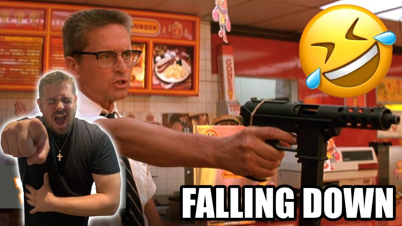 Brad Reacts to HILARIOUS Falling Down "The Customer Is Always Right ...
