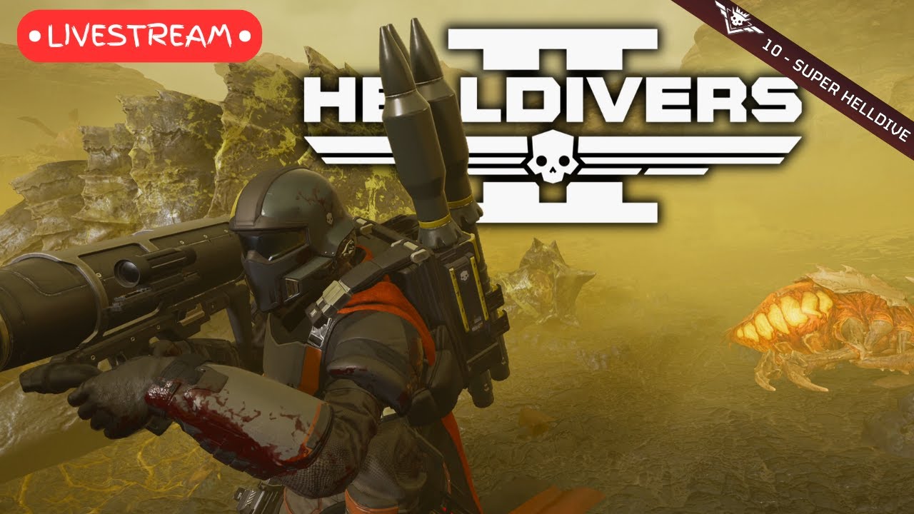 Staffing The Democracy Space Station || Helldivers 2 Live Gameplay (2nd Playthrough) - YouTube