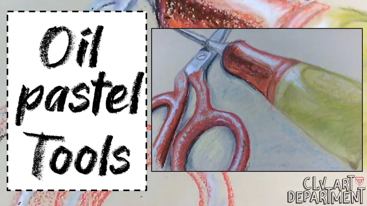 Oil pastel tool drawing - YouTube