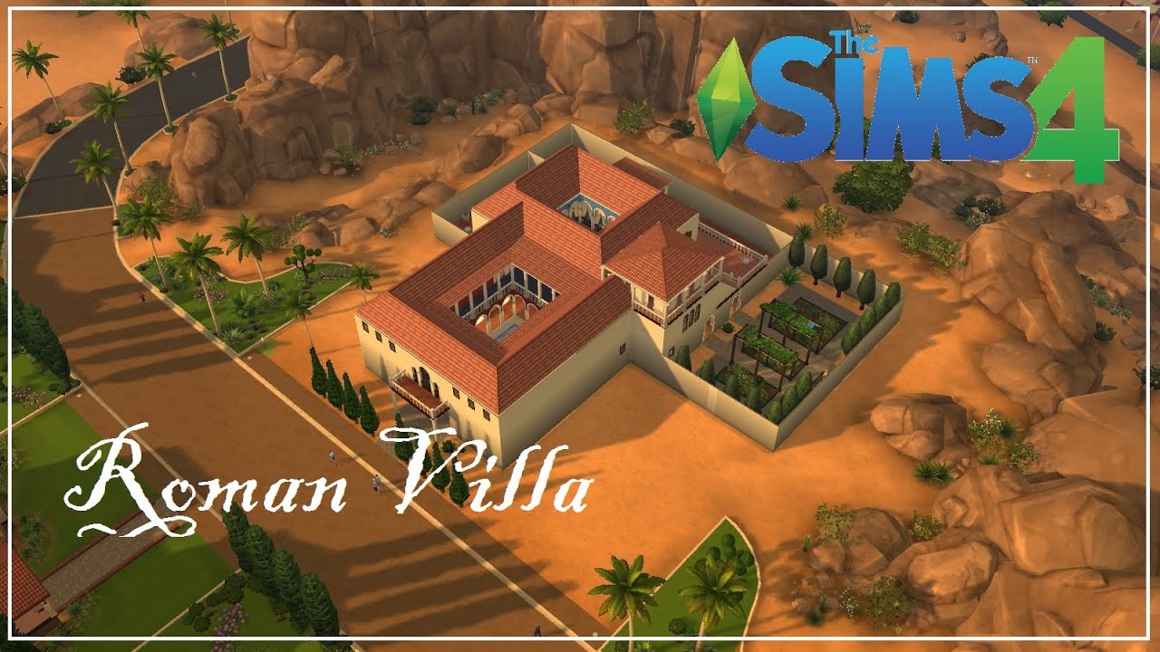 The Sims 4 Speed Build - Roman Villa - YouTube