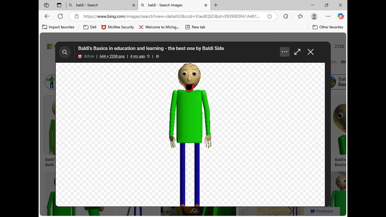 I BEAT BALDI CHALLENGE! - YouTube