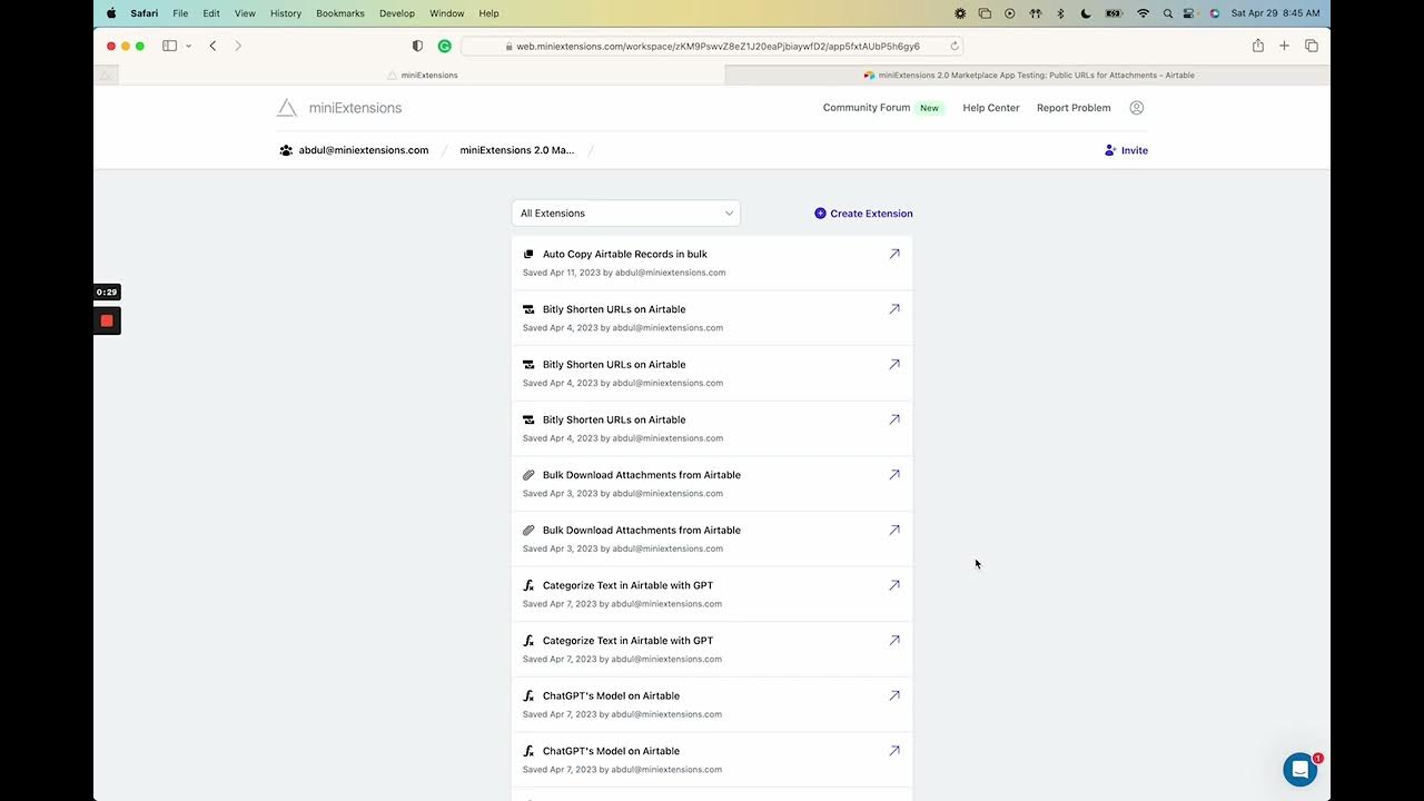 Public URLs for Airtable Attachments - miniExtensions - YouTube