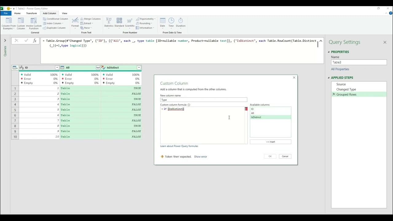 How to classify product types using Power Query in Excel - YouTube