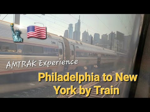AMTRAK Train Trip| Philadelphia to New York | Part Two 🇺🇸🗽 - YouTube