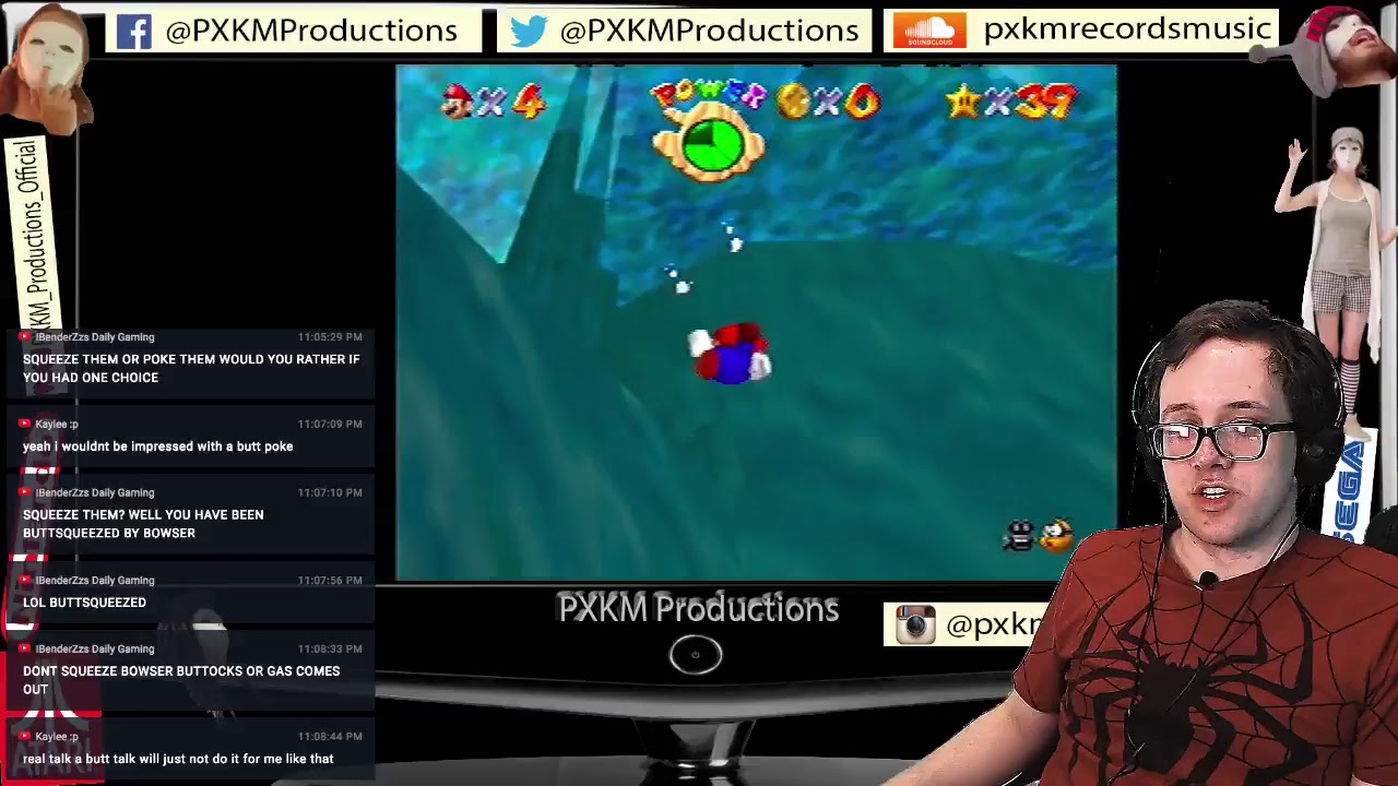 Mario 64 ONE HANDED CHALLENGE! (noob edition) Part 3! - YouTube