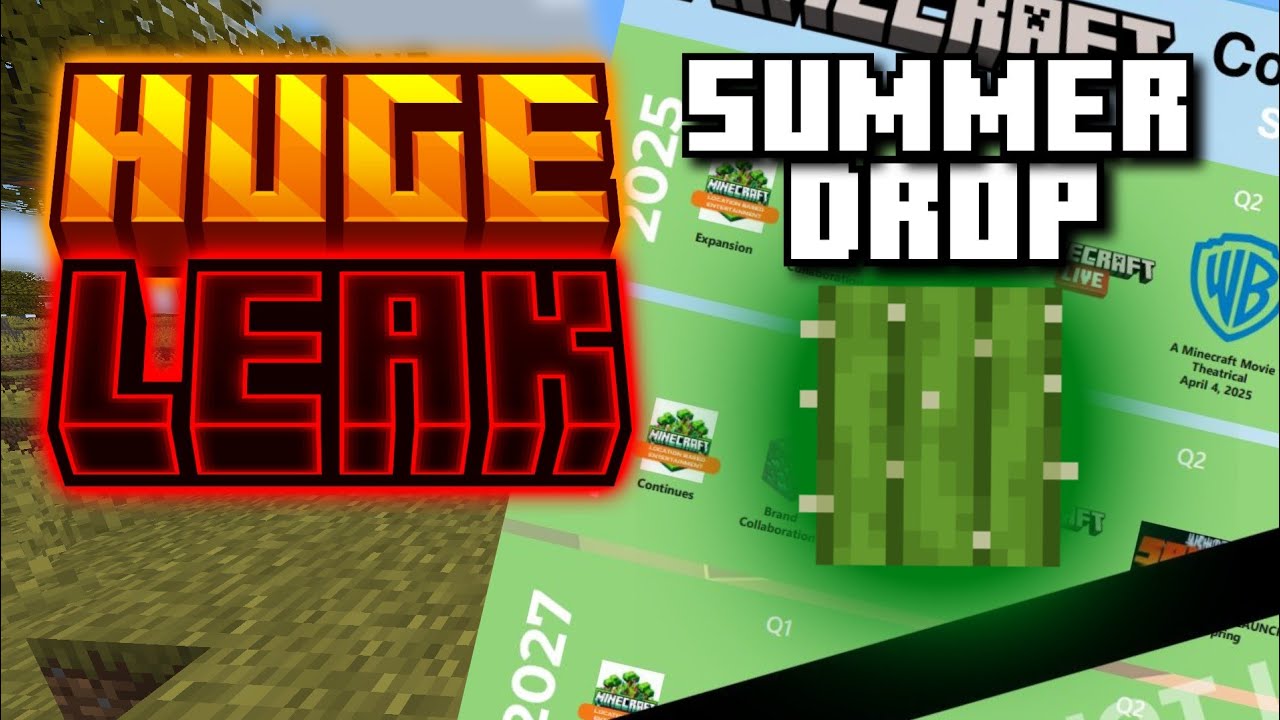 LEAKED Future Minecraft Drops & Spicewood Game?! Minecraft Live & 1.22 ...