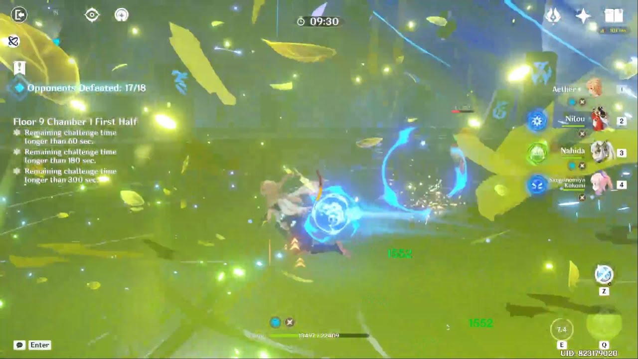 [Spiral Abyss] Shifting Moon | Floor 9 Chambers (1 to 3) *9 Stars Clear ...