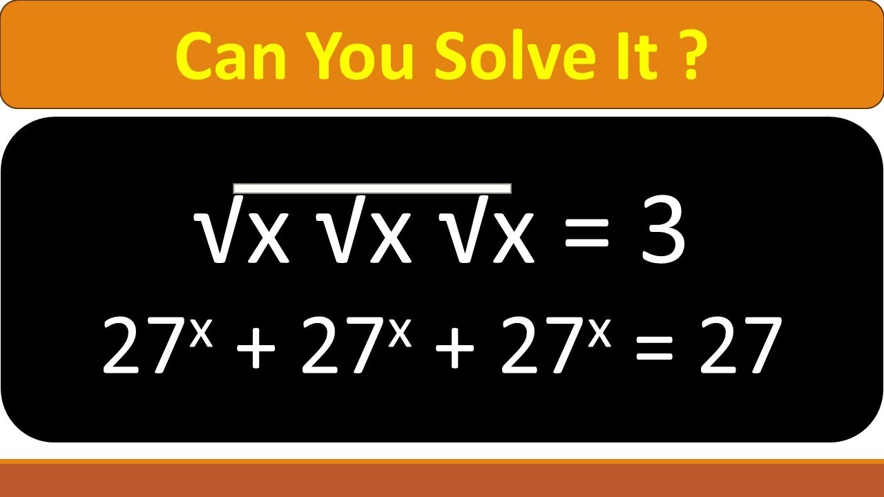 Exponent Math Solution I Math Tricks #theganitsutra #mathstricks - YouTube