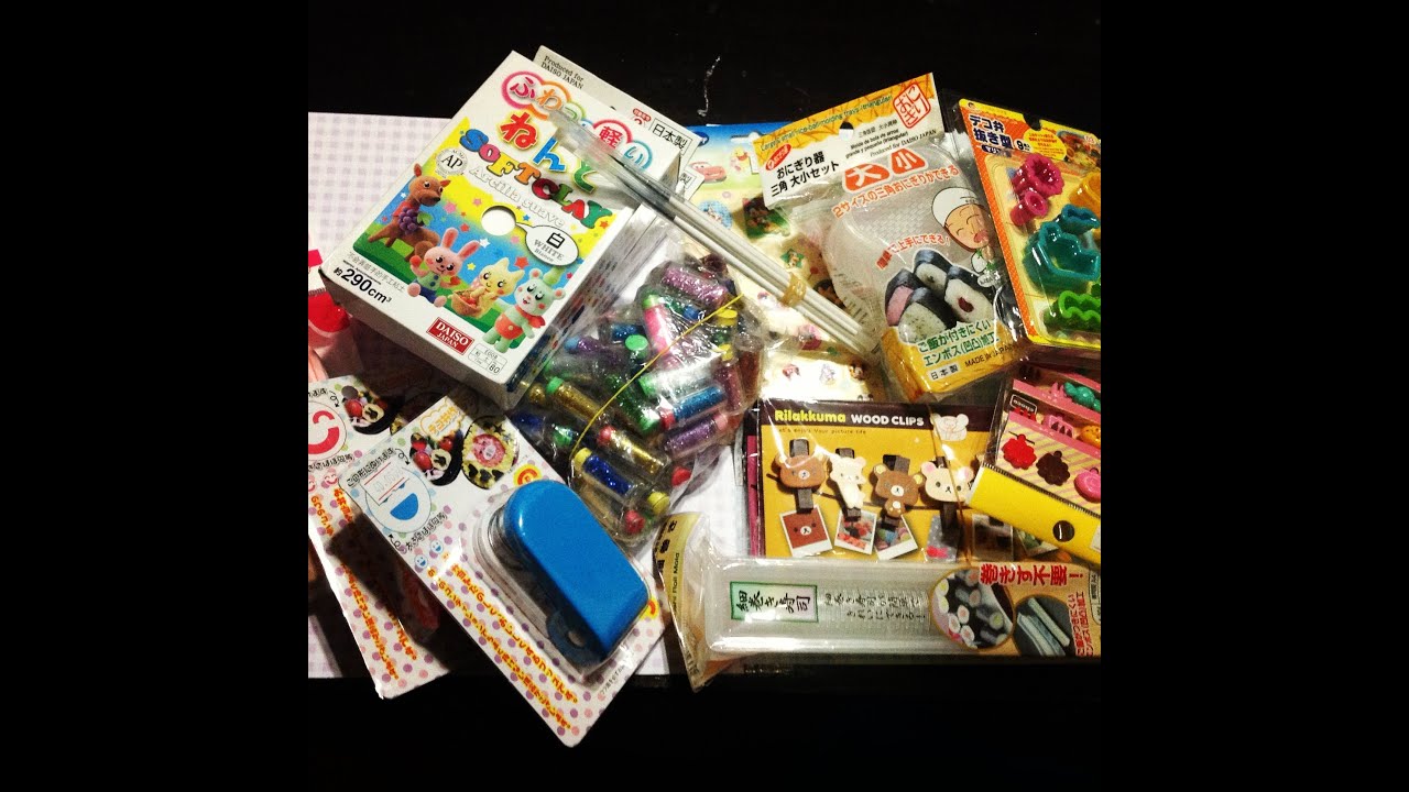 Craft Haul: Daiso - YouTube