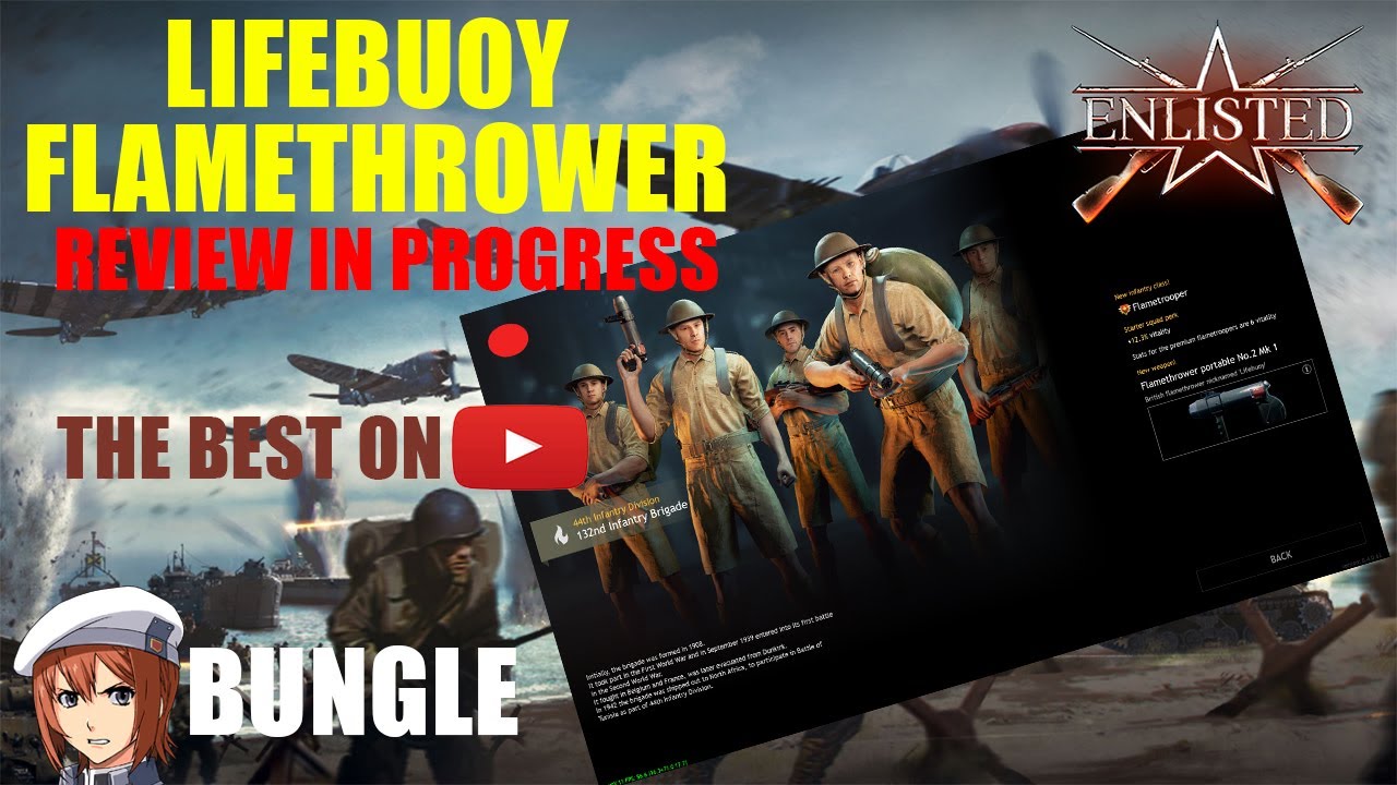 LIFEBUOY FLAMETHROWER PREMIUM SQUAD GAMEPLAY [ENLISTED] - YouTube