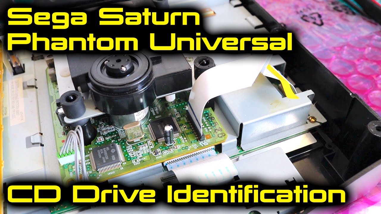 Sega Saturn Phantom Universal Modchip CD Drive Identification - YouTube