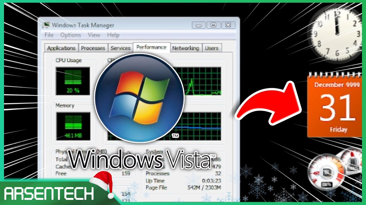 Year 10K, Year 0 and Negative Year Bug on Windows Vista | Windows Test ...
