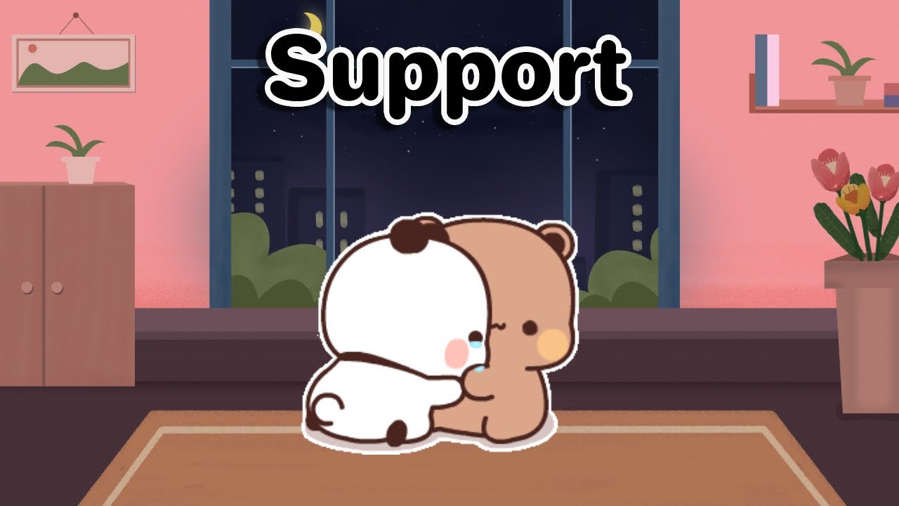 Support | Bubu Dudu | Goma Peach | Milkmoacha Bear | Cute Couple #shorts #gomapeach - YouTube