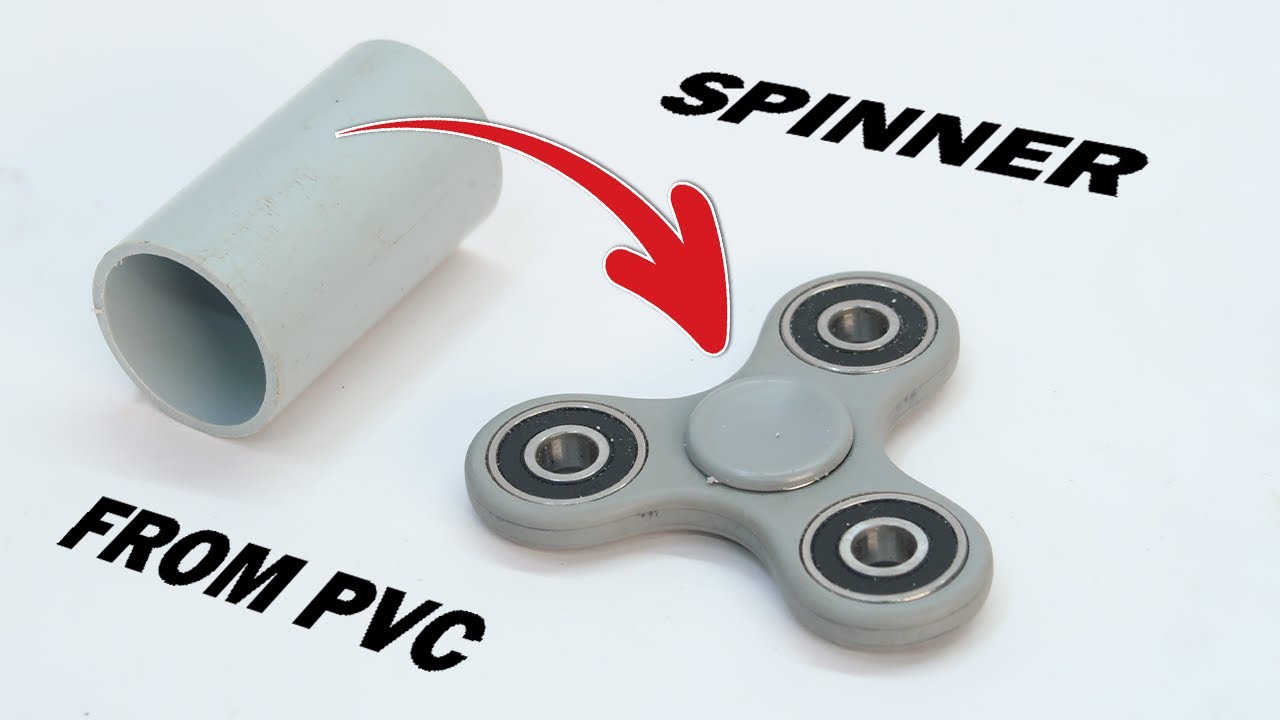 how to make a fidget spinner from pvc pipe | Top One Maker | # ...