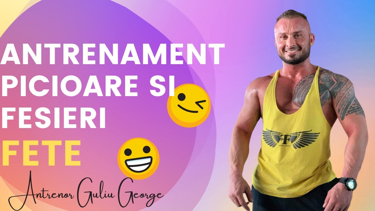 Antrenament de PICIOARE si FESIERI - YouTube