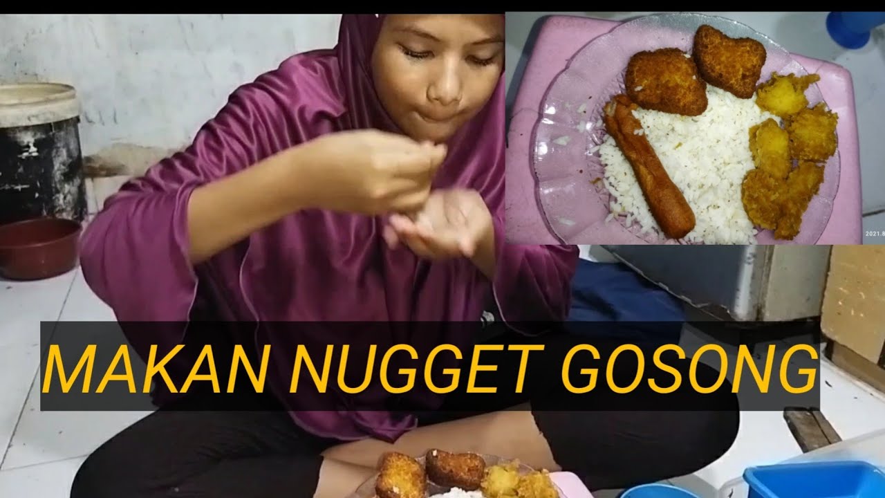 MBAK NISA MASAK NUGGET GOSONG,MAKAN SAJA MUBADZIR DIBUANG - YouTube