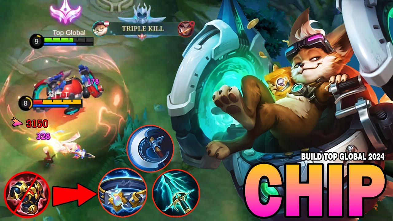 New Meta Exp Lane Chip!! Chip New Broken Build & Emblem 2024 - Build ...