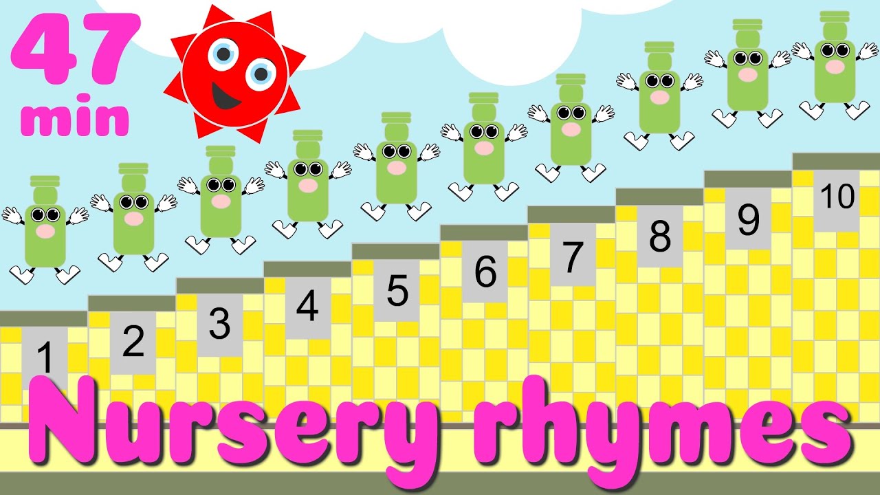 10 green bottles | +More Nursery Rhymes | Best Kids Songs - YouTube