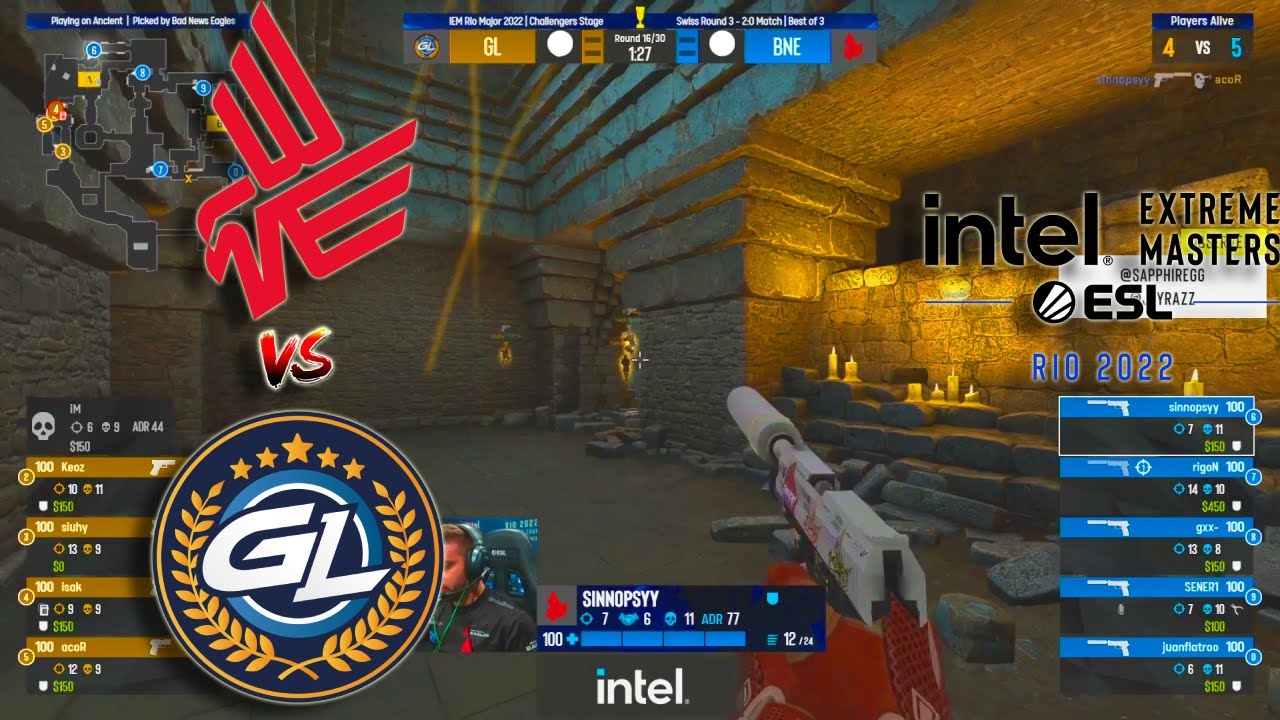 NOT BAD! BAD NEWS EAGLES vs GAMER LEGION - ANCIENT HIGHLIGHTS - RIO 2022 MAJOR | CSGO HIGHLIGHTS ...