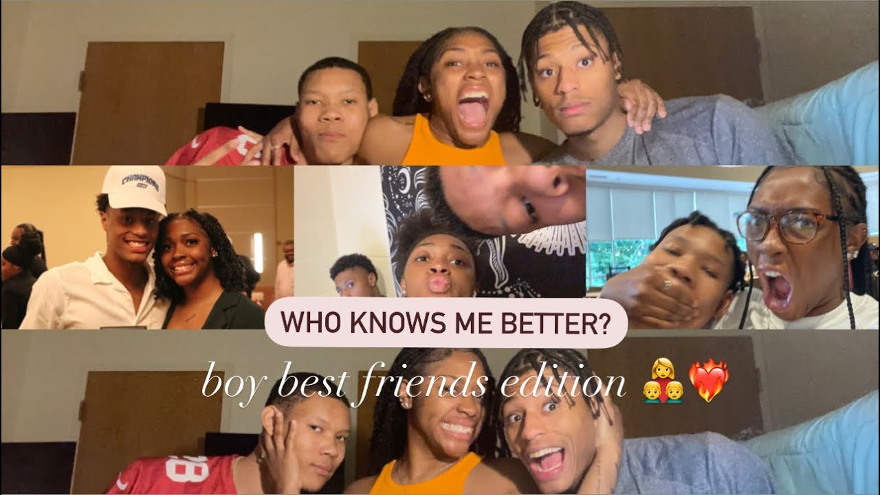 Who Knows Me Better? BOY BEST FRIENDS EDITION || Diamond James - YouTube