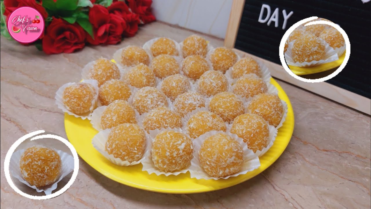 Mango delight/ Mango balls/ quickest mango dessert by Chef's Vision ...
