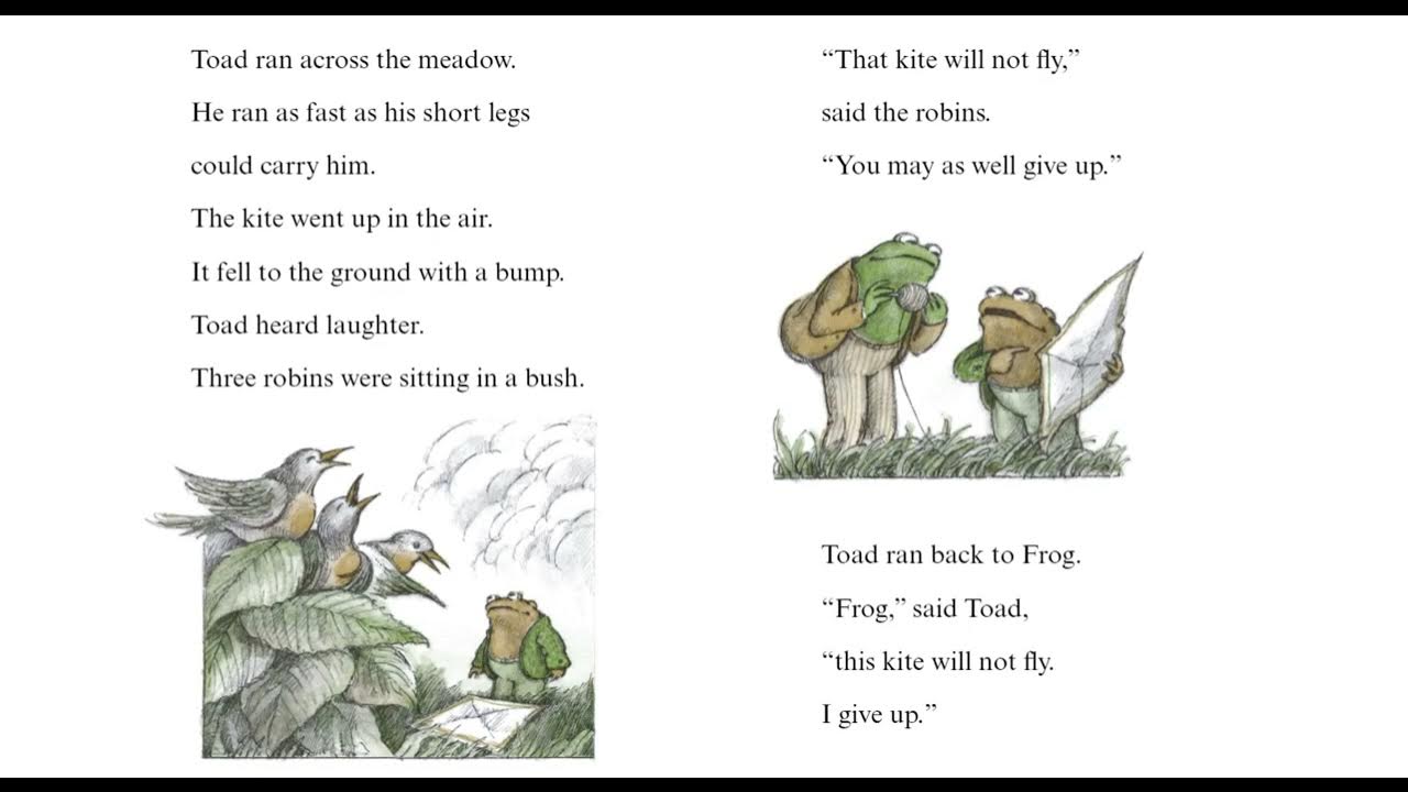 Days with Frog and Toad : The Kite - Arnold Lobel - Read Aloud - YouTube