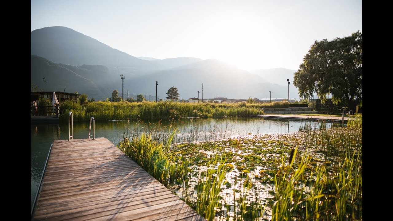 Naturbad Gargazon - Piscina Naturale Gargazzone - YouTube