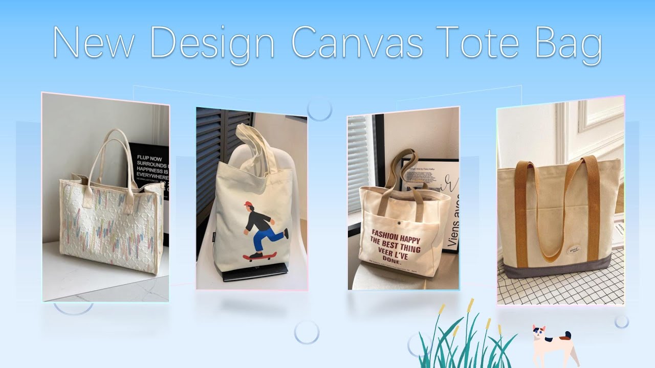 【Style & Practicality】Introducing Our New Tote Canvas Bag Collection ...