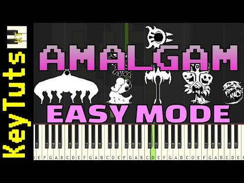 Learn to Play Amalgam from Undertale - Easy Mode - YouTube