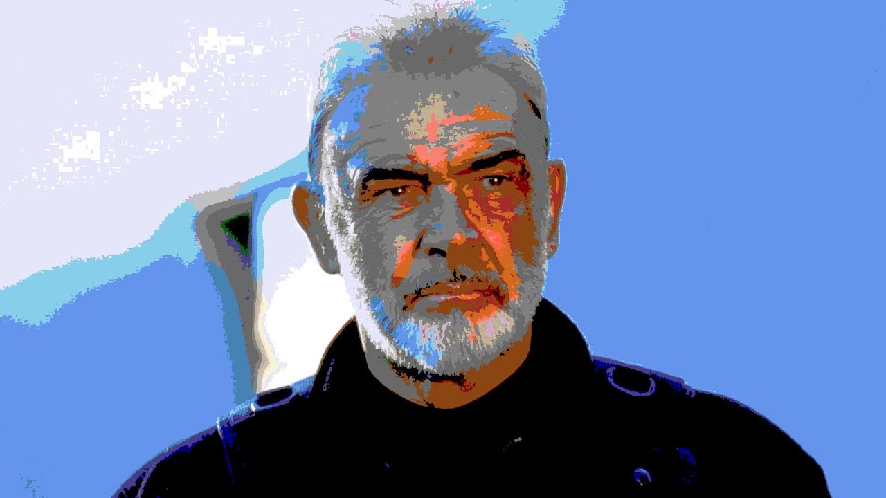 Animated Sean Connery Incredible Time Lapse - YouTube