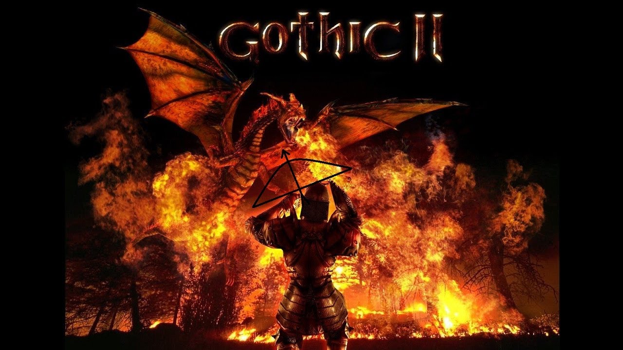 Gothic 2 - SMOK NA 4 STRZAŁY CHALLENGE #5 - YouTube