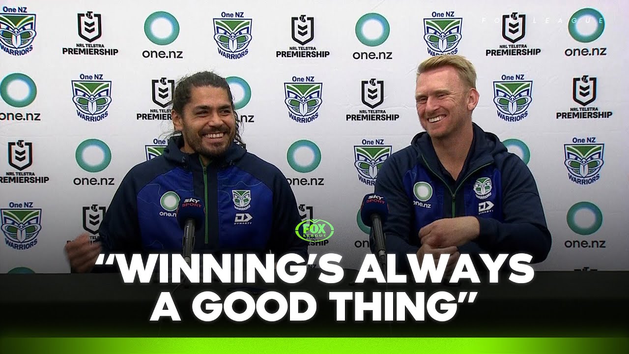 The Roger Tuivasa-Sheck Effect | Warriors Press Conference | Fox League ...