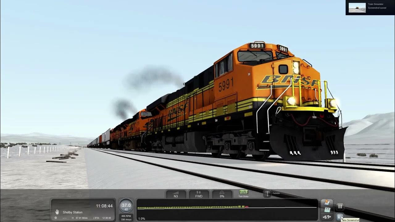TS Classic: BNSF Marias Pass Glacier Park- Shelby - YouTube