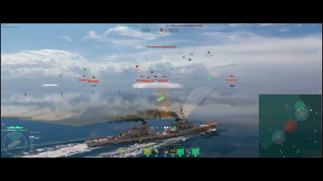 2 Games Hoffman Gold World of Warships - YouTube