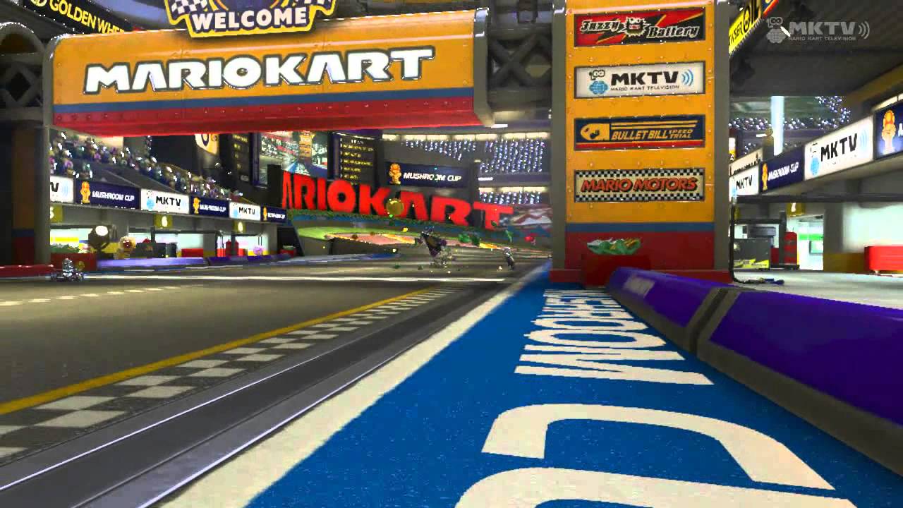 Wii U - Mario Kart 8 - Mario Kart Stadium - YouTube