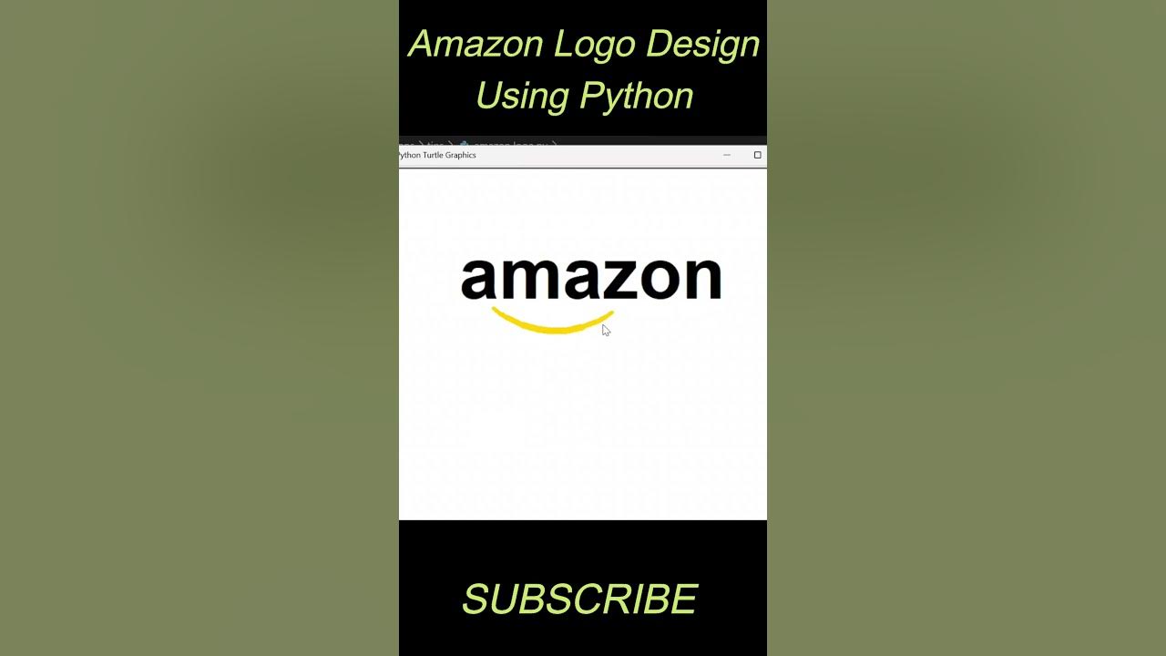 Amazon Logo Design Using Python 😎🔥| Python Turtle Graphics #pythonturtle #shorts #python - YouTube