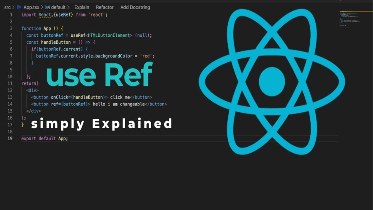 Learn React Hooks: useRef - Simply Explained! - YouTube