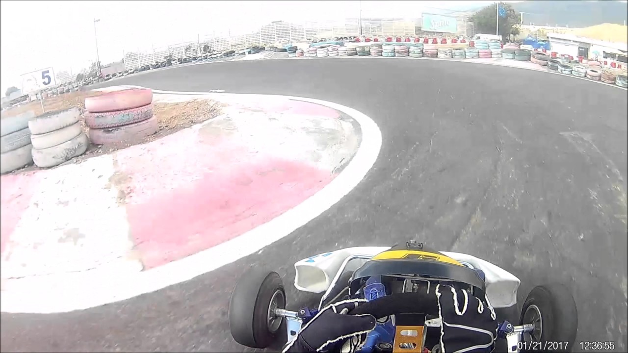go kart CRG comer S80 - alevin- GO PRO- karting adeje - YouTube